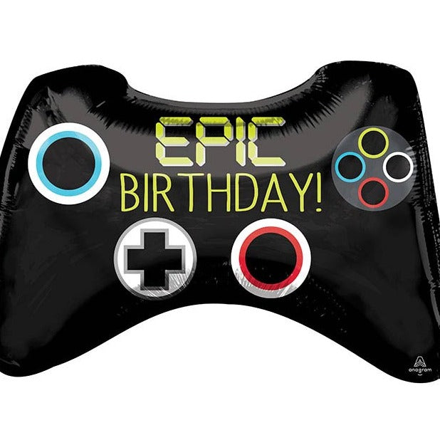 26" Epic Party Video Game Controller Balloon – Sparkle and Swag Party