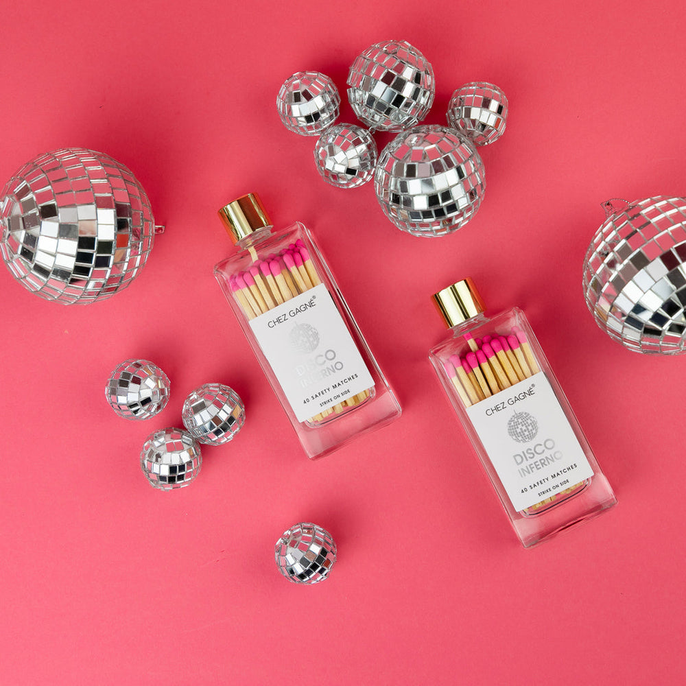 Disco Inferno Matches – Sparkle and Swag Party