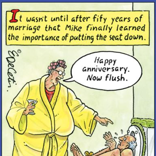 ERIC ANN - Now Flush Anniversary Card – Sparkle and Swag Party