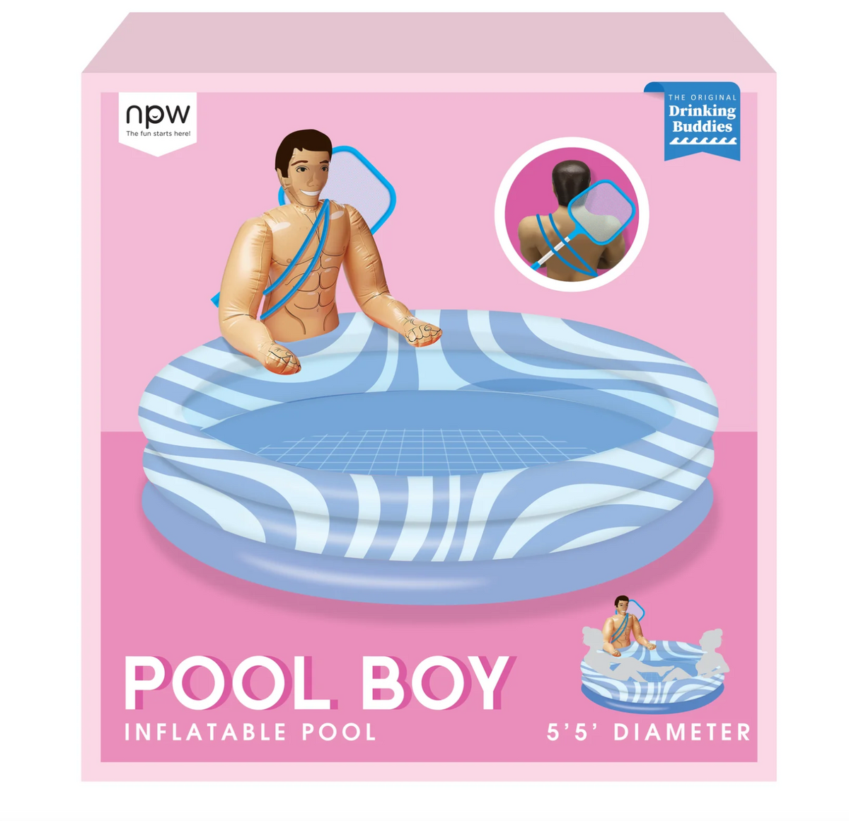 Pool Boy Inflatable Pool – Sparkle and Swag Party