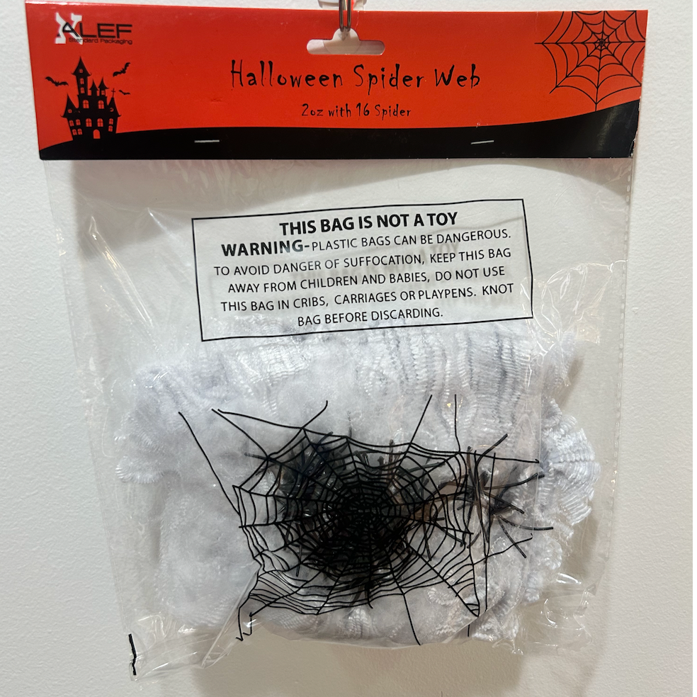 Spider Web with Spiders – Sparkle and Swag Party