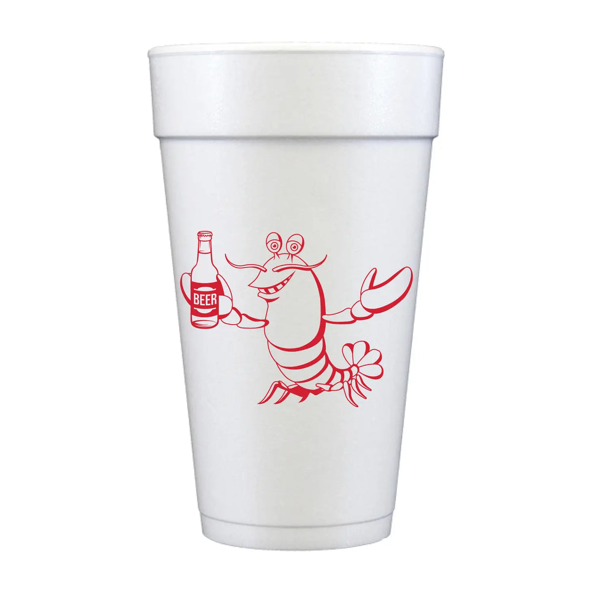Crawfish and Beer Mudbug Foam Sleeve – Sparkle and Swag Party