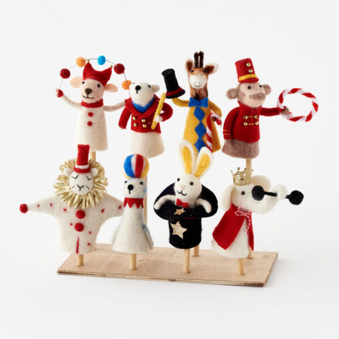 Assorted Wool Finger Puppets – Sparkle and Swag Party