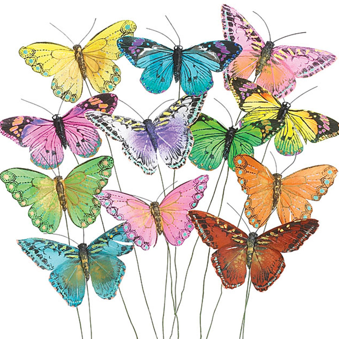 Large Butterfly Pick Colorful – Sparkle and Swag Party