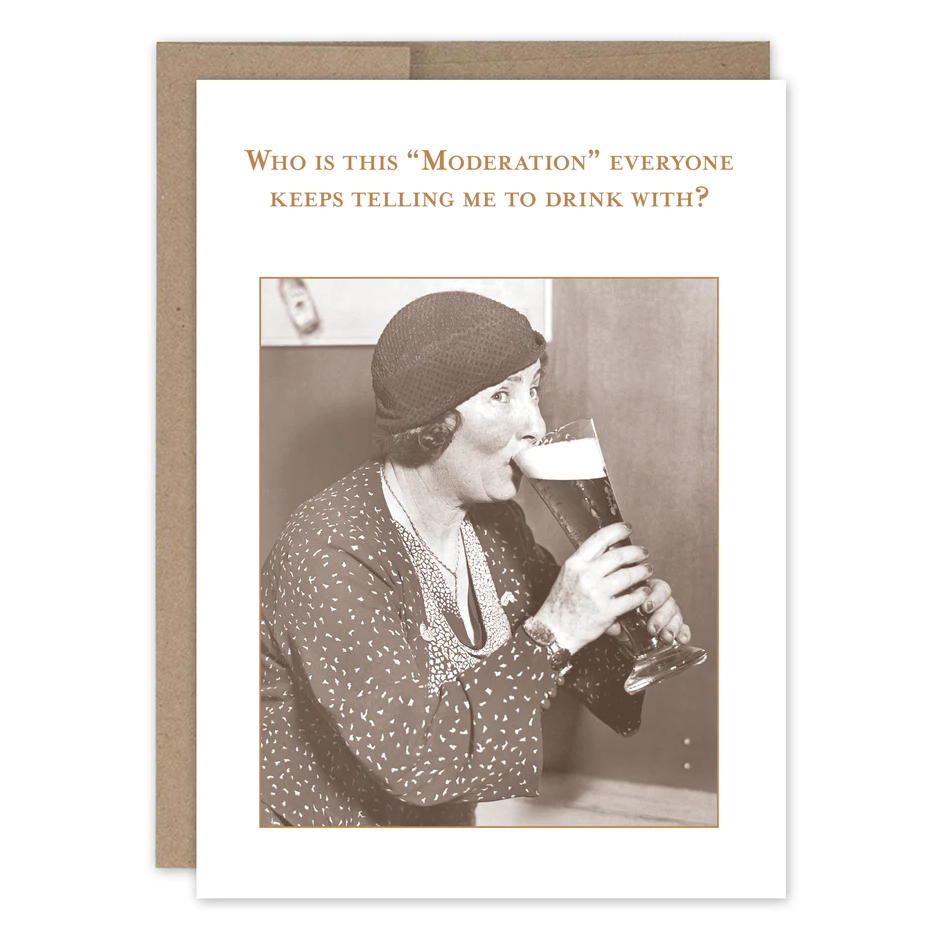Moderation Birthday Card – Sparkle and Swag Party